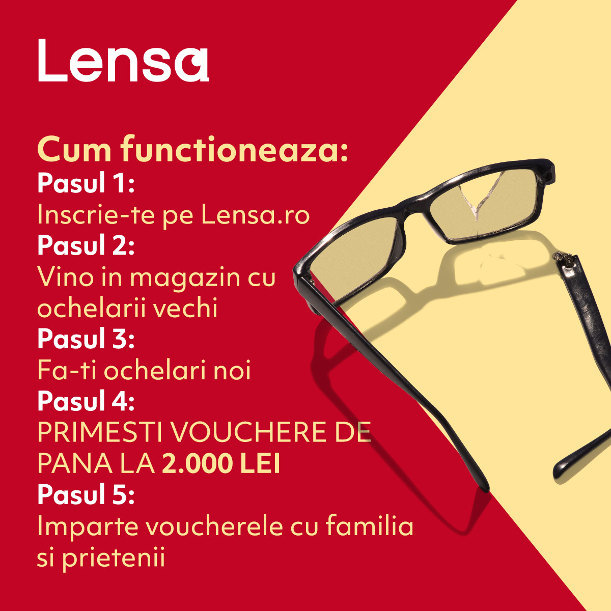 Rabla la ochelarii de vedere la Lensa - Militari Shopping -Militari ...